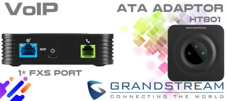 Grandstream HT801 Analog VoIP ATA Adaptor-1 FXS Port &1 SIP Account