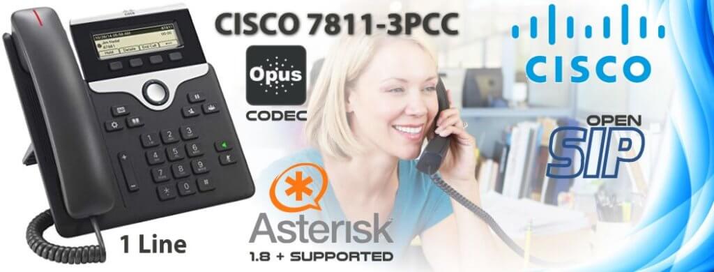 Cisco CP7811-3PCC SIP Phone - VDS | IP PBX / PABX Installer & Supplier