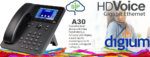 Digium A30 IP Phone - Color Screen Gigabit Phone with 6 SIP Lines