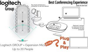 Logitech Group Video Conferencing - HD Video & High quality Audio