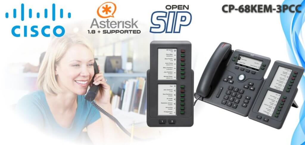 Cisco CP 68KEM 3PCC Dubai - VDS | IP PBX / PABX Installer & Supplier