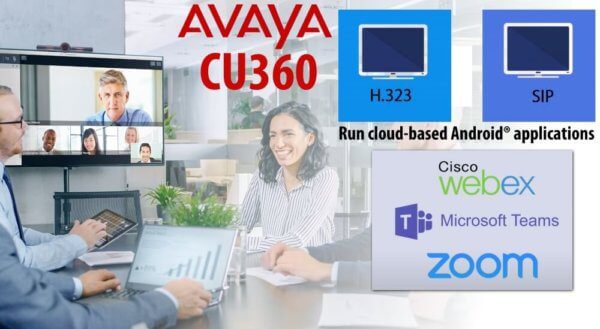Avaya CU360 Video Meeting Bar - Avaya CU360 with Android, SIP, H.323