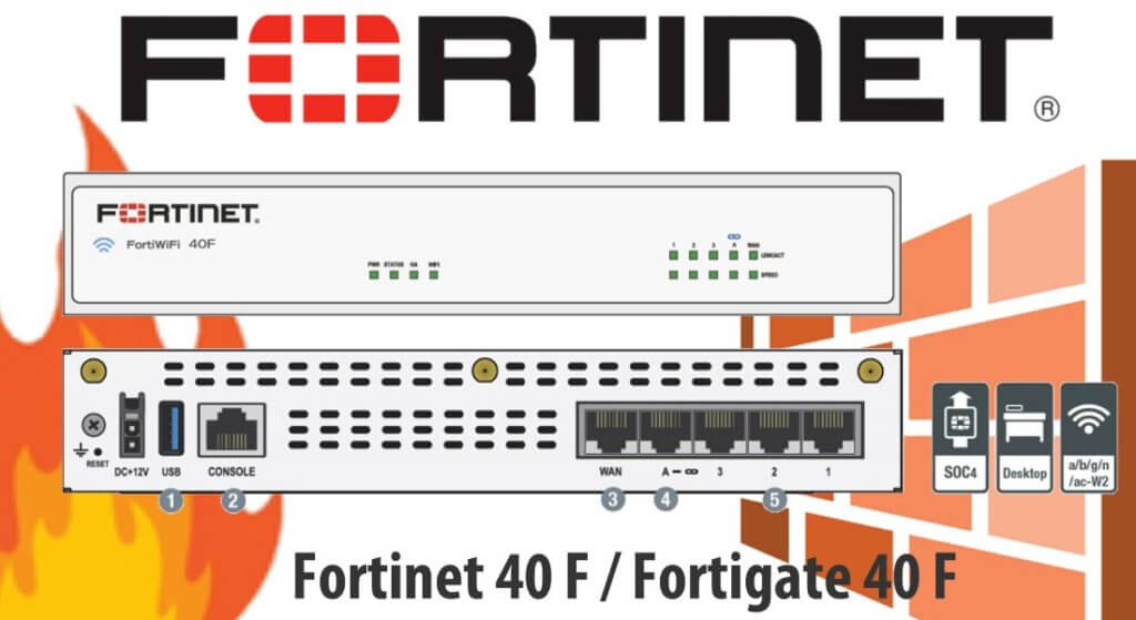 Fortinet FortiGate 40F delivers a powerful Security and SD-WAN plan