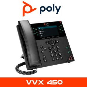 Poly VVX 450 Dubai : Polycom VVX 450 IP Business Media Phone