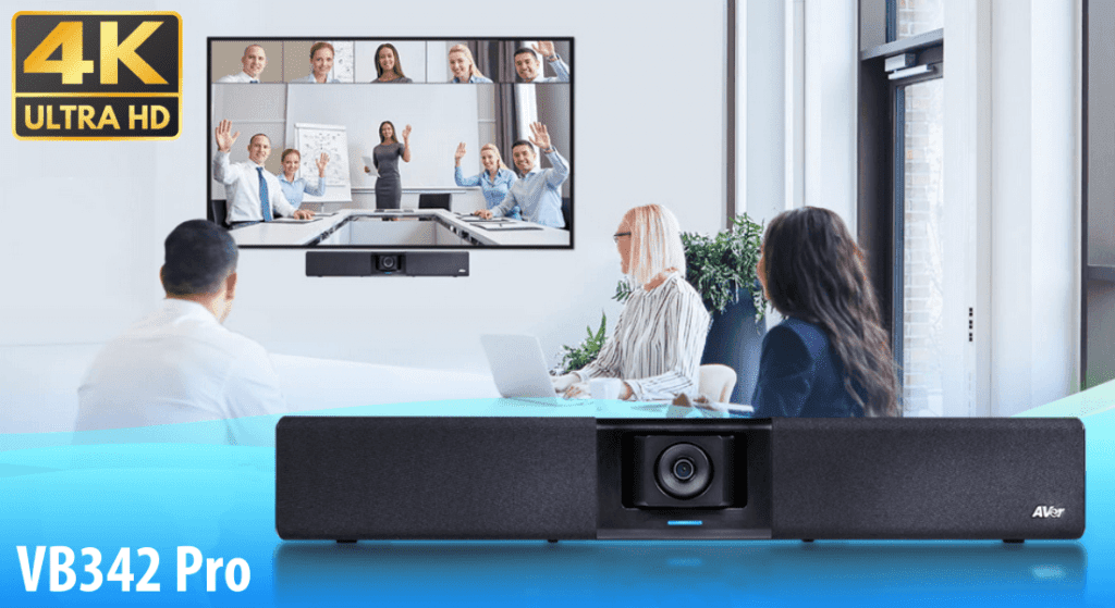 Aver VB342 Pro Dubai : Aver 4K PTZ Video Bar