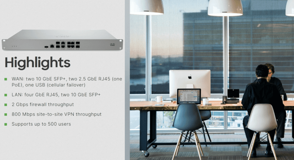 Meraki MX95 Enterprise Security Appliance Dubai