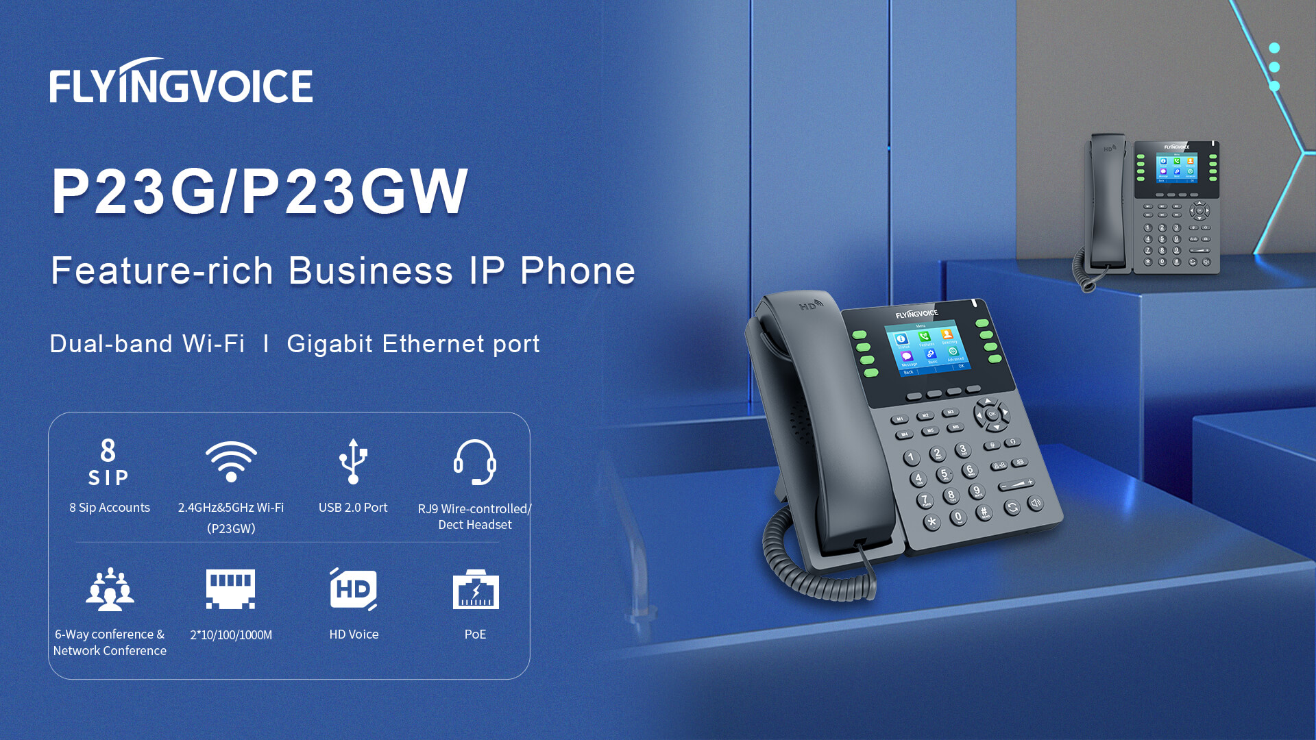 Flyingvoice P23GW Business IP Phone Dubai